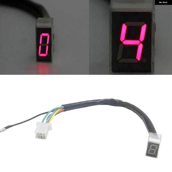 LEDデジタルギア インジケーター バイク 5デジタル ディスプレイ スピード メーター インジケーター バイク ディスプレイ シフト レバー センサー カスタム パーツ アクセサリーHigh-concerned chemical:None...