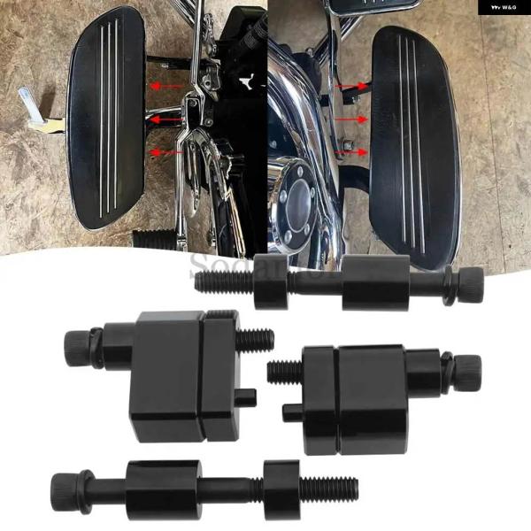 ハーレー ツーリング ロードキング ストリート エレクトラ グライド 2009-2024用 オートバイ ドライバー フロント フロアボード スペーサー キット カスタム パーツ アクセサリーHigh-concerned chemical:N...