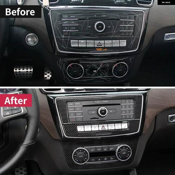 CD パネル ステッカー エアコン スイッチ パネル トリム カバー メルセデス ベンツ GLE W166 GLE クーペ C292 GLS クラス AMG用 カスタム パーツ アクセサリーHigh-concerned chemical:N...