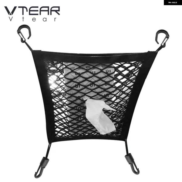 カーネット トランク メッシュ カーシート 収納 ボックス オーガナイザー 車内リアバックポケット 収納 パーツ カスタム パーツ アクセサリーHigh-concerned chemical:NoneType:Seat Back BagBr...