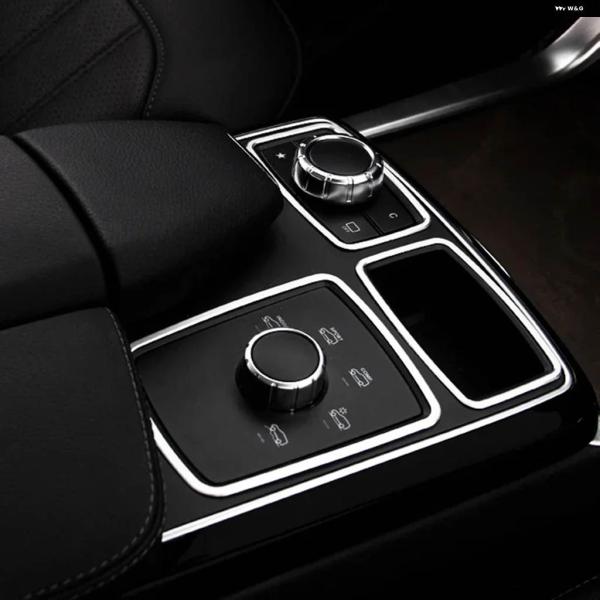 メルセデス ベンツ ML320 350 2012 GLE W166 クーペ C292 350D GL450 X166 GLS AMG用 カーセンター コンソール トリム フレーム カスタム パーツ アクセサリーHigh-concerned ...