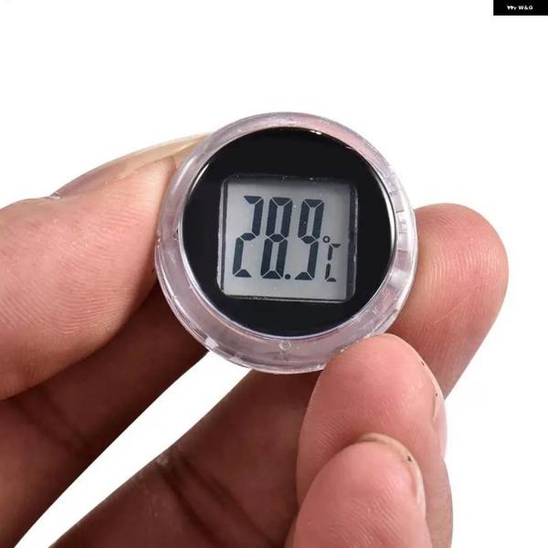 ミニ バイク温度計 防水 貼り付け式 バイク マウント ウォッチ デジタル温度計 防水 カスタム パーツ アクセサリーHigh-concerned chemical:NoneSpecial Features:High precision c...