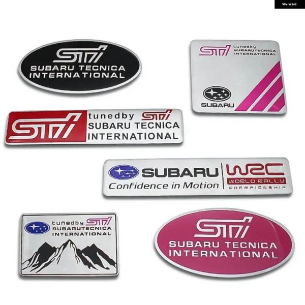車用リア トランク 全身サイドバッジ ステッカー スバル STI フォレスター インプレッサ レガシー レヴォーグ アウトバック STI トライベッカ WRC WRX用 カスタム パーツ アクセサリーHigh-concerned chemi...