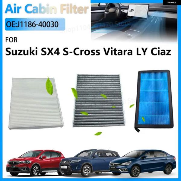 SX4 S-CROSS JY VITARA LY CIAZ 1.4 T 1.6用キャビンエア フィルター アクセサリー HEPA ステッカー J1186-40030 カスタム パーツ アクセサリーHigh-concerned chemica...