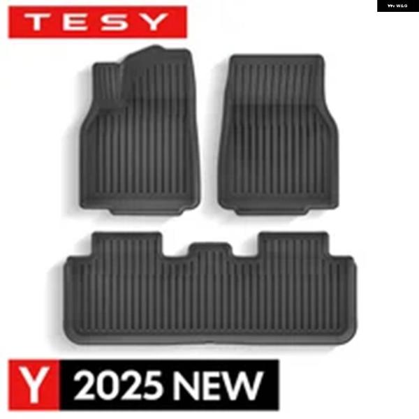 テスラ モデルY ジュニパー 2025年発売 フロアマット TPE カーペット 防水 耐候性 フット パッド マット カスタム パーツ アクセサリーHigh-concerned chemical:NoneOrigin:Mainland Ch...