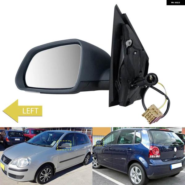 VW POLO MK4 9N ハッチバック 2005-2009 マニュアル ケーブル ウィングドアミラー プライムド 左用 カスタム パーツ アクセサリーHigh-concerned chemical:NoneBrand Name:ANGR...