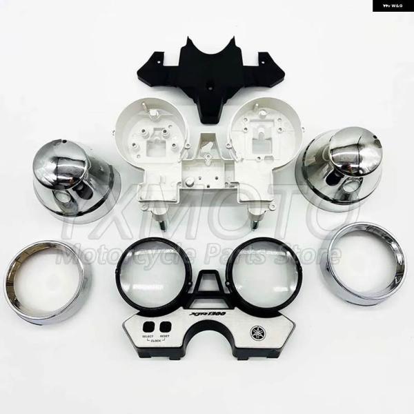 ヤマハ XJR1300 1998 - 02 用 オートバイ スピード メーター カバー ゲージ プレートメーター オドメーター タコメーター シェル カスタム パーツ アクセサリーHigh-concerned chemical:NoneIt...
