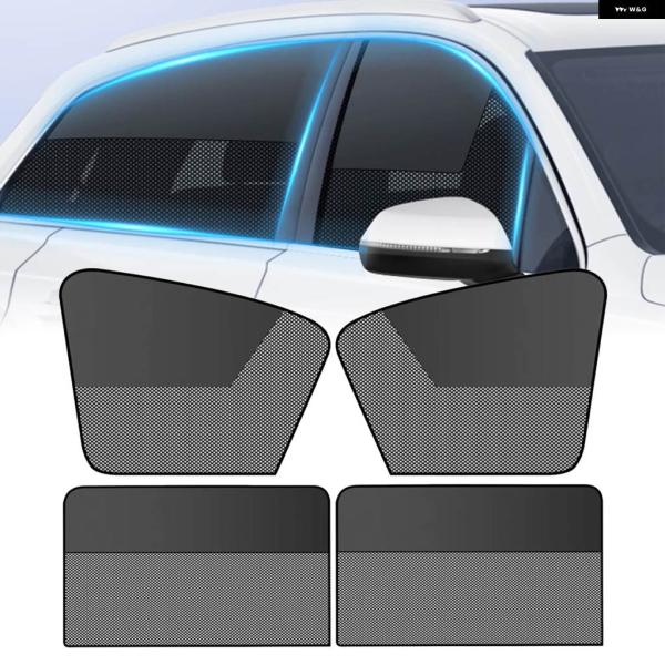 メッシュマグネット式車用サンシェード カーテン 二層メッシュウィンドウシェード 遮熱 カスタム パーツ アクセサリーThickness:ThinProduct application scenarios:OtherCraft of Weav...