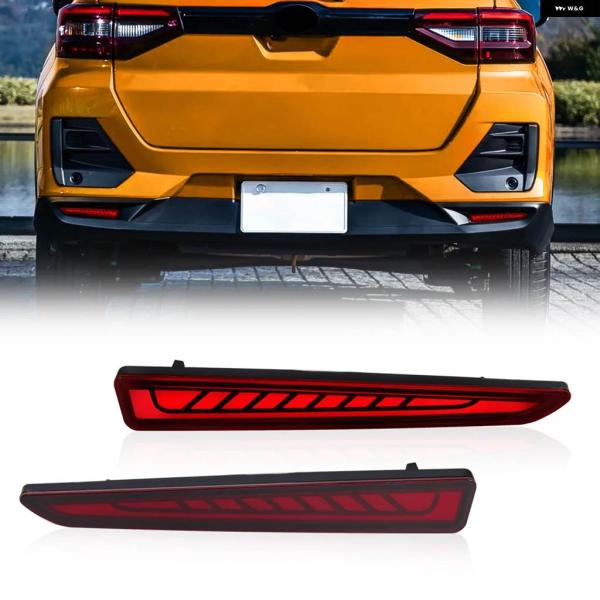 トヨタ ライズ 2019 - 22 車用 LED リア バンパー ライト リフレクター ダイナミック ウィンカー ブレーキハザード灯 12V カスタム パーツ アクセサリーHIGH-CONCERNED CHEMICAL:NONESPECIA...