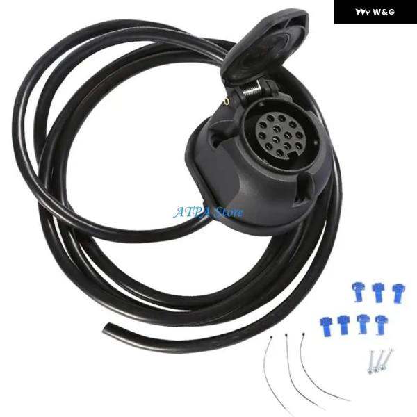 13ピントレーラーカップリングソケットトレーラー配線 ハーネス ヨーロッパ牽引ソケット カスタム パーツ アクセサリーHign-concerned Chemical:NoneSpecial Features:Trailer Electric...