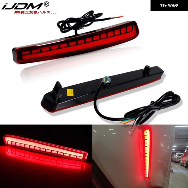 車用赤色 LED バンパー リフレクター ライト トヨタ カローラ 2020 2021 テール ブレーキリア フォグランプ ウィンカーランプ 機能 カスタム パーツ アクセサリーHign-concerned Chemical:NoneFor...