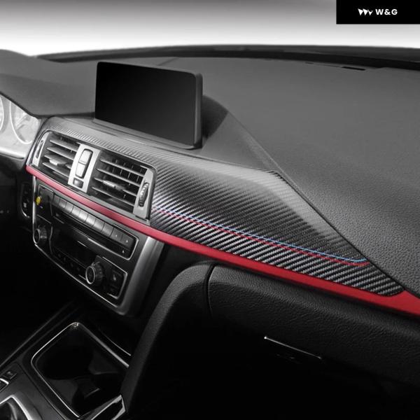 センター コンソール ダッシュボード パネル トリム ステッカー BMW F30 F32 F33 320I 335I 330I 3シリーズ 2015-2019 カーモールディングアクセサリー カスタム パーツ アクセサリーHign-conc...