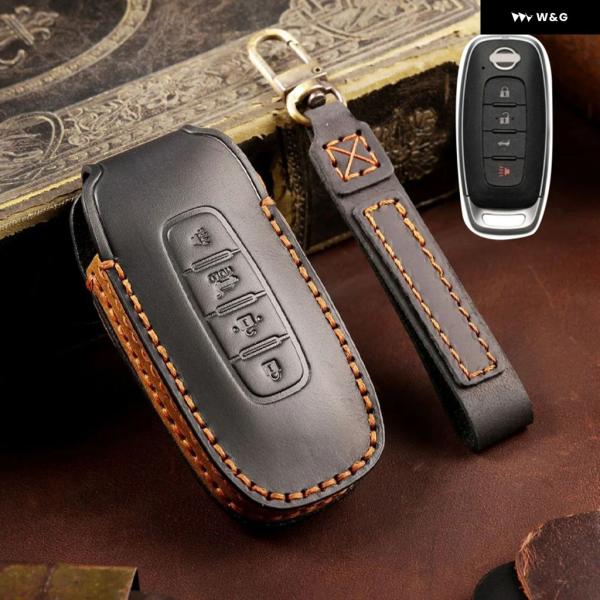 レザー キーケースカバー 日産 エクストレイル T33 キャシュカイ 2022 J12 アリヤ アルティマ ティアナ 2022 2023 2023 ジューク 日産 アクセサリー カスタム パーツ アクセサリーHign-concerned C...