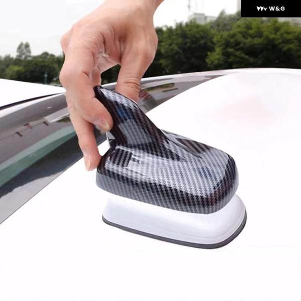 車 外装 シャークフィンアンテナアンテナカバー アウディ Q7 2016-2019 Q5 2018-2020-23 カーボン スタイル プラスチック カスタム パーツ アクセサリーHign-concerned Chemical:NoneIt...