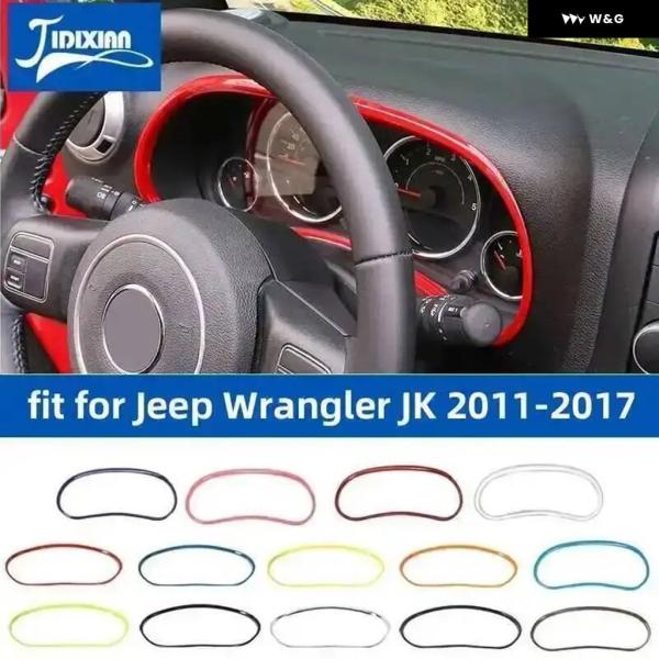 車内計器 パネル ダッシュボード デコレーションリングカバー ジープ ラングラー JK 2011-17 カスタム パーツ アクセサリーHign-concerned Chemical:NoneItem Diameter:0Item Heigh...
