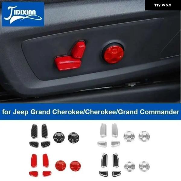 フロントシート調整 ボタン 装飾 カバー ジープ チェロキー ジープ グランド チェロキー ジープ グランドコマンダー カスタム パーツ アクセサリーHign-concerned Chemical:NoneItem Weight:0gIte...