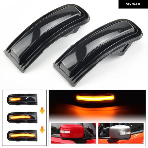 2個 LED ダイナミックウィンカー ライト サイドミラー ブリンカー アロー シーケンシャルフラッシャー リピーター ジープ レネゲード 2015-2022 カスタム パーツ アクセサリーFor Vehicle Brands/Model:...