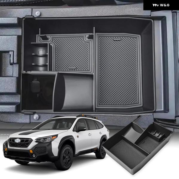 アームレスト 収納 ボックス トレイ 2020-25 スバル アウトバック レガシー センター コンソール オーガナイザー インテリア アクセサリー カスタム パーツ アクセサリーProduct shape:RectangleSpecial...