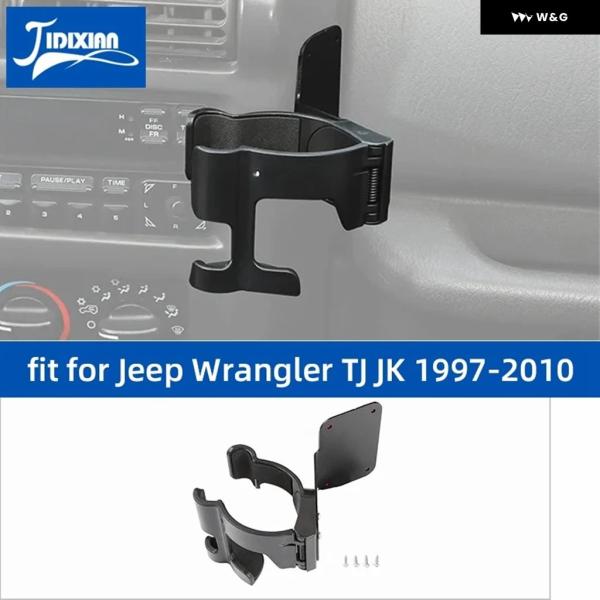 ジープ ラングラー TJ JK 1997-10 車用カップ ボトル 携帯電話 ホルダー カスタム パーツ アクセサリーHign-concerned Chemical:NoneMaterial:Iron/ABSColor Name:black...