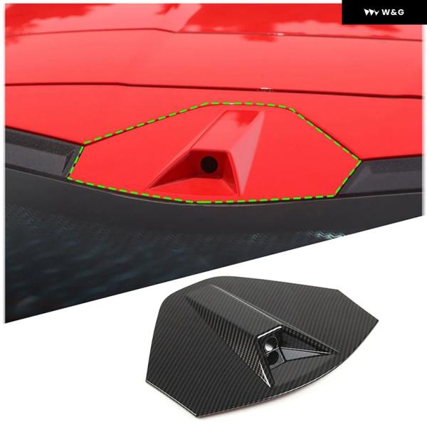ABSカーボン シボレー コルベット C8 スティングレイ Z51 Z06 2020-2023 車用リアリバース カメラ トリム カバー ステッカー アクセサリー カスタム パーツ アクセサリーHign-concerned Chemical...