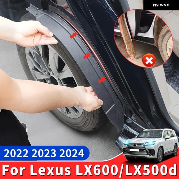 2021-24 レクサス LX600 LX500D リアホイールフェンダーライニング LX 600 500D 外装 アップグレード カスタム アクセサリー カスタム パーツ アクセサリーHign-concerned Chemical:Non...