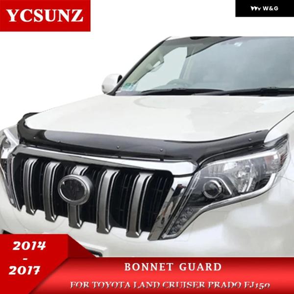ボンネット ガード トヨタ ランドクルーザー プラド FJ150 2014-16 フロントバグシールド プロテクター カーアクセサリー カスタム パーツ アクセサリーHign-concerned Chemical:NoneOther Par...
