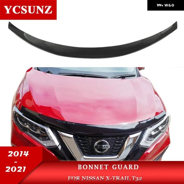 ボンネット ガード 日産 X-TRAIL T32 2014-21 フロントバグフードデフレクター プロテクター カーアクセサリー カスタム パーツ アクセサリーHign-concerned Chemical:NoneOther Part N...