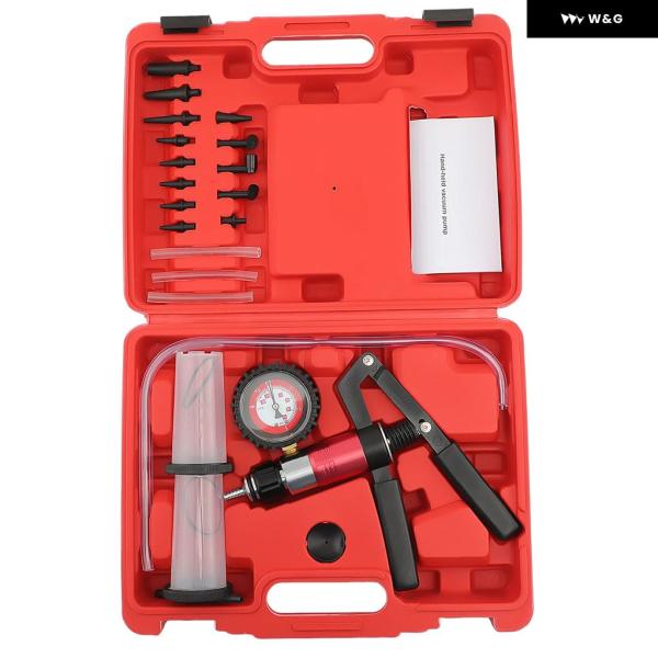 ハンドヘルドハンド真空 ポンプ キット 車 オートバイ バイク ブレーキ排気 ポンプ 真空圧力計自動車リペア カスタム パーツ アクセサリーHign-concerned Chemical:NoneElectronic:NoIs Batter...