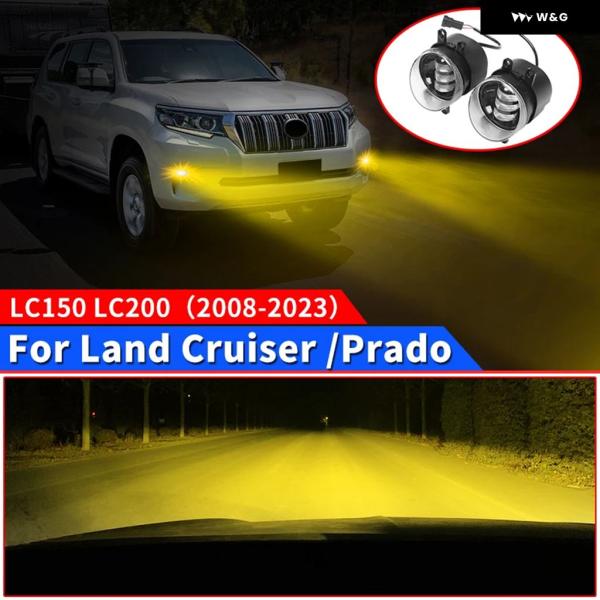 2008-2023 トヨタ ランドクルーザー 200 プラド 150 LED ゴールデンフロント フォグランプ LC150 LC200 外装 アップグレード アクセサリー カスタム カスタム パーツ アクセサリーHign-concerned...