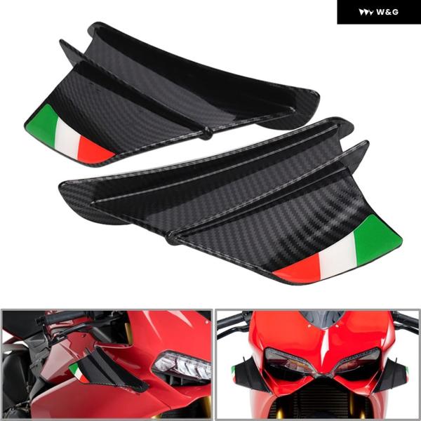 オートバイ バイク ウィングレット エアロダイナミック ウィングキット スポイラー アプリリア RSV4 ファクトリー RSV4 RSV4R RSV4RR RS50 RS125 RS250 MANA FALCO SL1000 カスタム パー...