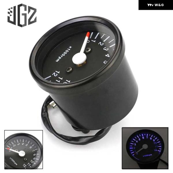 汎用 オートバイ バイク 12V スピード メーター オドメーター ゲージ タコメーター 計器 LED バックライトヤマハ ホンダ カワサキ ベネリ カスタム パーツ アクセサリーSpecial Features:Pointer scale...