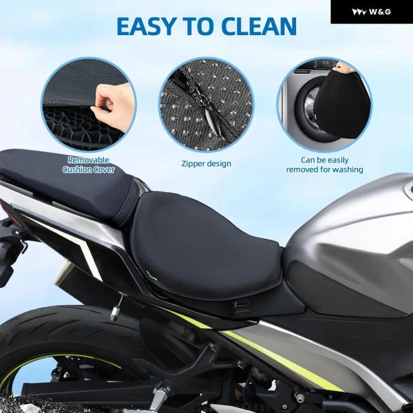 ジェルハニカム オートバイ バイク シート クッション 衝撃吸収 汎用 オールシーズン フォーム ソフト 快適 通気性 シートカバー マット カスタム パーツ アクセサリーHign-concerned Chemical:NoneSpecia...