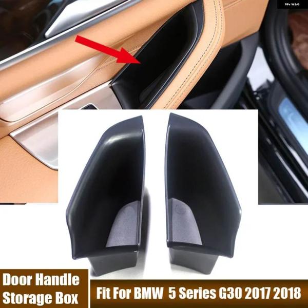 車ドア 収納 ボックス BMW 5シリーズ G30 2017 2018 ドア両サイドハンドル 収納 ボックス 携帯電話トレイ 内装カーアクセサリー カスタム パーツ アクセサリーHigh-concerned chemical:NoneTyp...
