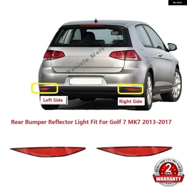 VW ゴルフ 7 A7 MK7 2013 - 17 カー スタイリング リアテール バンパー コーナー リフレクター 装飾 フェイクライトランプ カスタム パーツ アクセサリーItem Weight:0.25kgSpecial Featur...