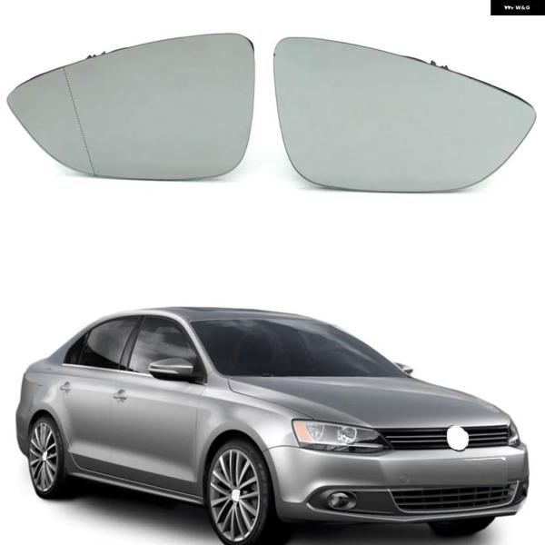 ウィングミラー ガラス VW ジェッタ 6 MK6 EU モデル 2011 - 17 カー スタイリング ドアサイド ヒーター付きウィングミラー ガラス カスタム パーツ アクセサリーHigh-concerned chemical:None...