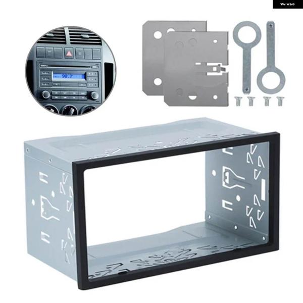 2DIN カー ステレオ ハードウェア ダッシュボード フレーム フォルクスワーゲン ジェッタボーイ ゴルフ ボラ / ポロ / MK3 / MK4シリーズ ラジオ ステレオ カーキット カスタム パーツ アクセサリーHigh-concer...