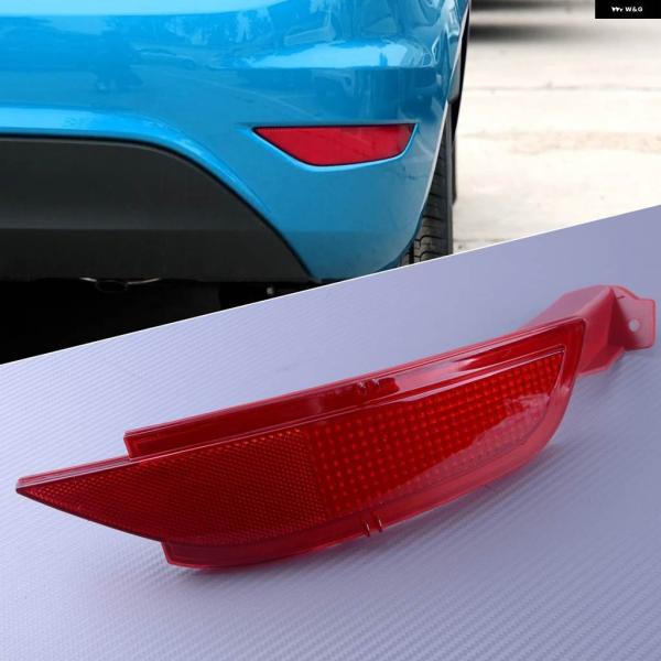 サイドリア右車 バンパー リフレクター フォグテール ブレーキライト ランプレンズ ストリップシェル 1552730 フォード フィエスタ MK7 2008-2012 カスタム パーツ アクセサリーHigh-concerned chemic...