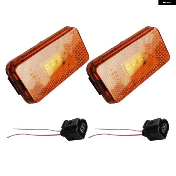 2個 サイド マーカーライト スカニア G P R トラック 24V LED サイド ポジションライト 2ピンコネクタ付き カスタム パーツ アクセサリーHigh-concerned chemical:NoneVoltage:24vLume...