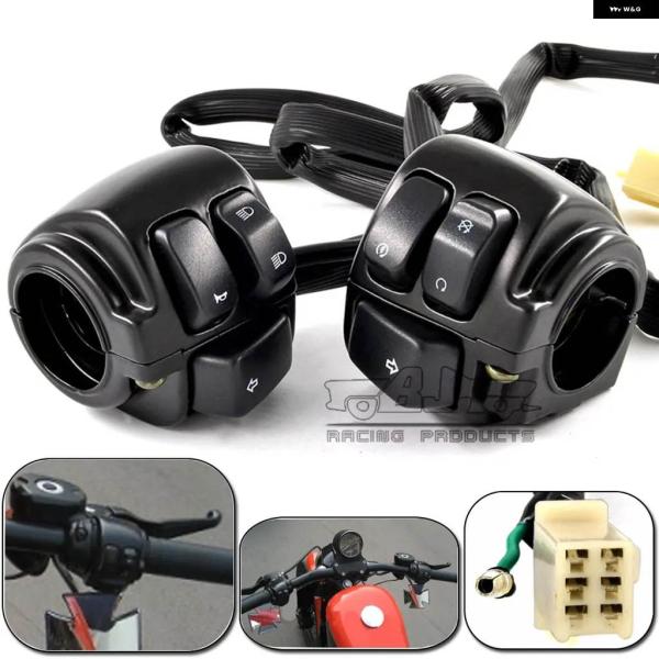 オートバイ 1インチ 25MM ハンドルバー コントロール スイッチ ウィンカーホーン ハーレー ダイナ ソフテイル スポーツスター 883 1200 1996-2012 カスタム パーツ アクセサリーHigh-concerned chem...
