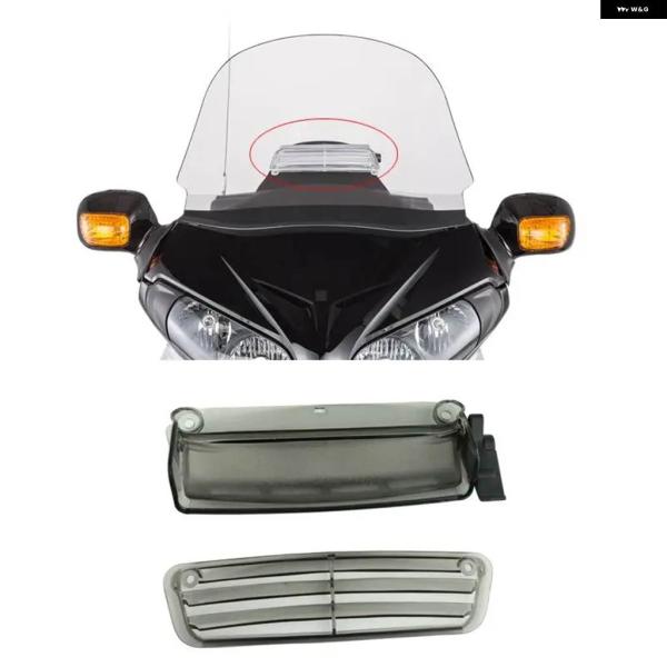 ホンダ ゴールドウィングGL1800 2001-2017 2002 2003 2004 2012-16 スモーク フロントガラス フレッシュ エアベント ブラケット カスタム パーツ アクセサリーHigh-concerned chemica...