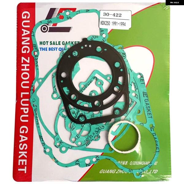 カワサキ KDX250 R KDX 250R KDX250R 1991-1995年クランカセカバー シリンダー ヘッドガスケットキット カスタム パーツ アクセサリーHigh-concerned chemical:NoneItem Leng...
