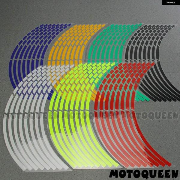 16枚PCS 17インチ 18インチ リム デカール バイク ホイール 反射 ステッカー ストライプ ホンダ ヤマハ 汎用 ベネリ カスタム パーツ アクセサリーHigh-concerned chemical:4-Vinyl-1-cyclo...