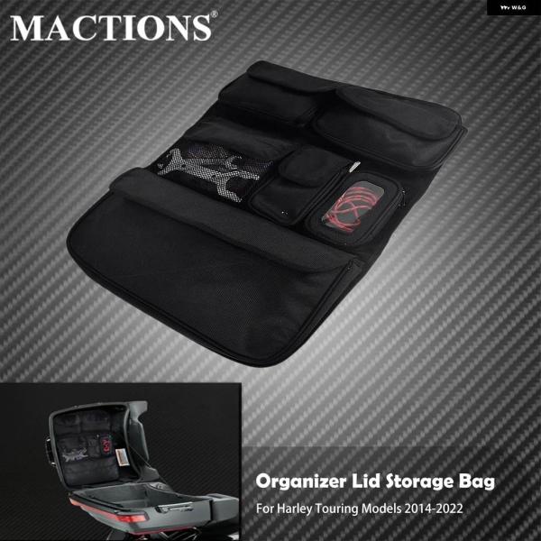 バイク ブラックツアー キャリア オーガナイザー ハーレー ツーリング STREET GLIDE FLHX ROAD KING ULTRA LIMITED FLHTK 14-UP カスタム パーツ アクセサリーHigh-concerned ...