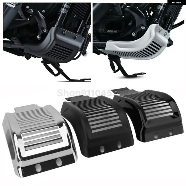 オートバイ チン フェアリング エアダムカバー エンジン スキッドプレートガード プロテクター ハーレー スポーツスター 883 1200 XL カスタム 2004年以降用 カスタム パーツ アクセサリーProtective parts:F...