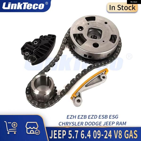 エンジン タイミング チェーン カムシャフト ギア VVTキット 5.7 6.4L ガス 09-24 ヘミ EZH EZH EZB EZD ESB ESG V8 クライスラー ダッジ ジープ RAM カスタム パーツ アクセサリーSpeci...
