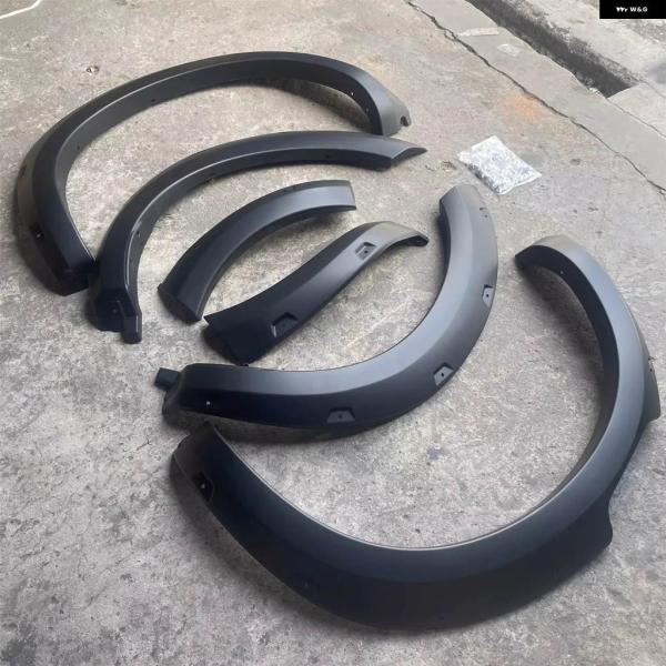 カーフェンダーフレア アーチホイール アイブロウ 日産 ナバラ NP300 2015-2021 プロテクター マッドガード フェンダー ホイール プロテクター ガード カスタム パーツ アクセサリーHigh-concerned chemic...