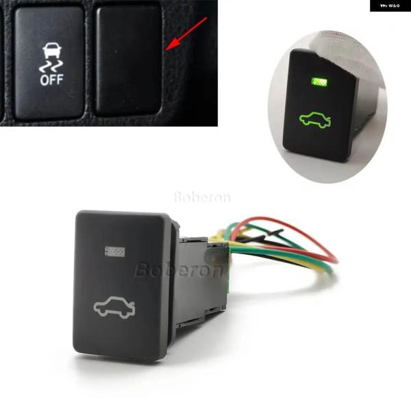 車 グリーンライト トランク リッド テールゲート オープンスイッチ ボタン トランク リリーススイッチ カムリ プリウス カローラ プラド RAV4 2007-2014 カスタム パーツ アクセサリーHigh-concerned chem...