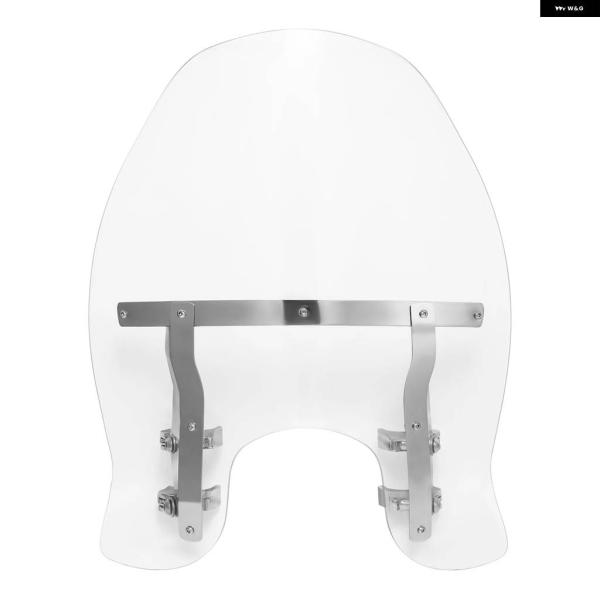 19インチ フロントガラス クランプ付き ハーレー ダイナ ローライダー FXDL スーパーグライド 2006-2017 ソフテイル 2018-2023 クランプ付き カスタム パーツ アクセサリーHigh-concerned chemic...