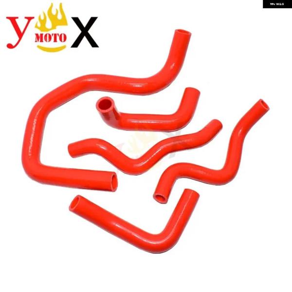 CB 400 99-07 レッド バイク シリコーン ラジエーター 水管 冷却管 ホース チューブ キット ホンダ CB400 VTEC I II II 1999-2007 2000 2001 カスタム パーツ アクセサリーHigh-con...