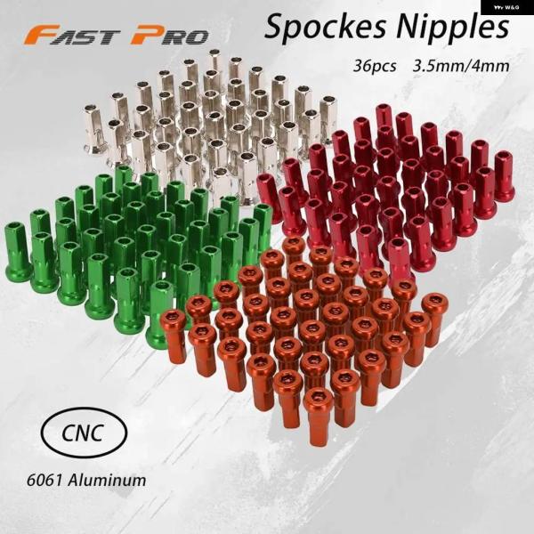 ホイールハブスポークニップル 3.5MM 4MM バイク KTM ホンダ スズキ ヤマハ カワサキ XX EXC CRF RMZ DRZ WR YZ YZF KLX バイク カスタム パーツ アクセサリーHigh-concerned che...